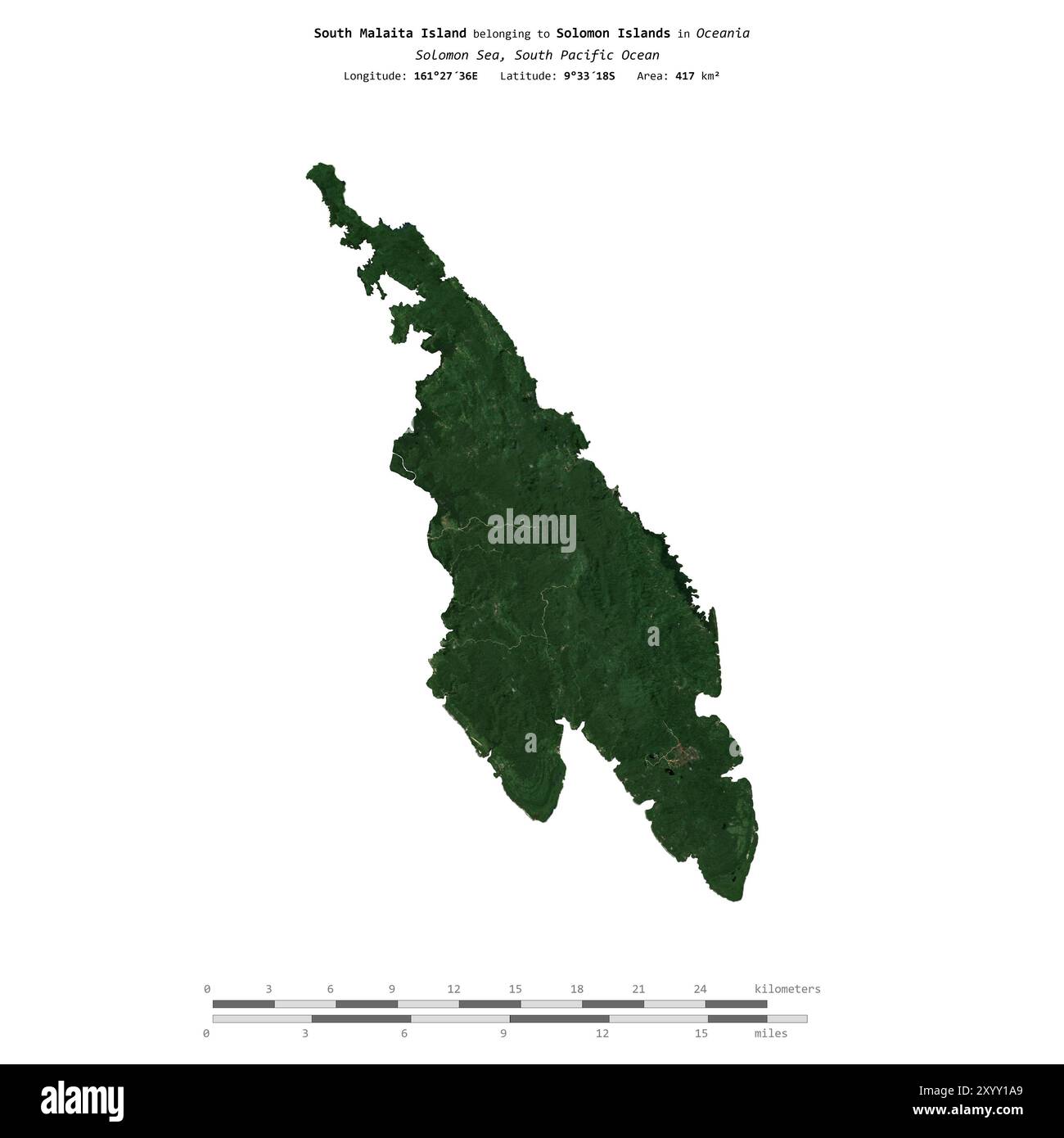 South Malaita Island in the Solomon Sea, belonging to Solomon Islands ...
