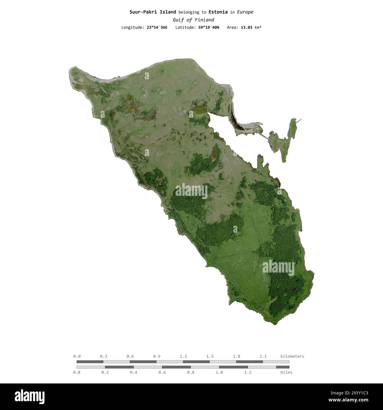Suur-Pakri Island in the Gulf of Finland, belonging to Estonia ...