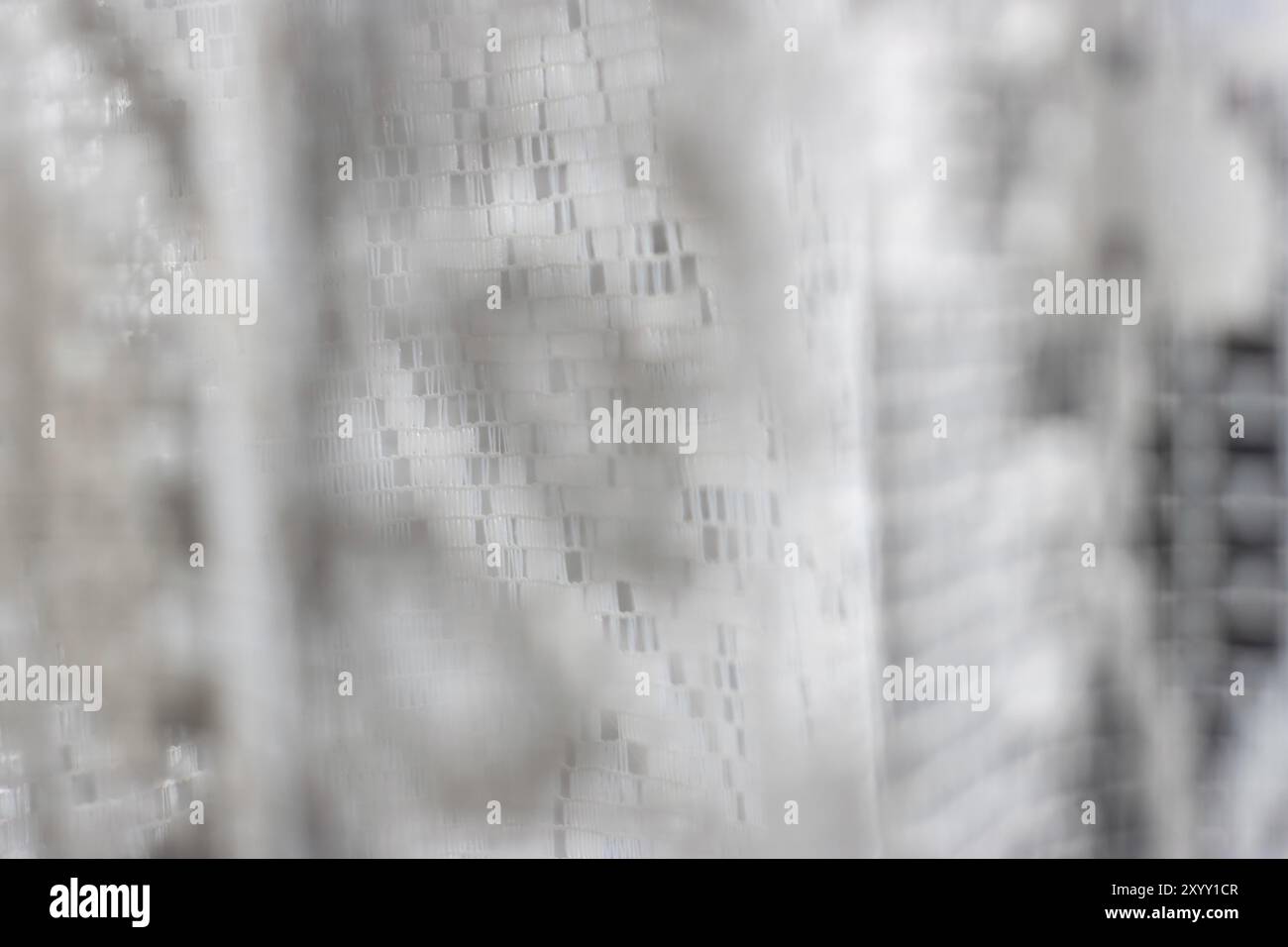 Unfocused white curtain texture wavy with a pattern background ...