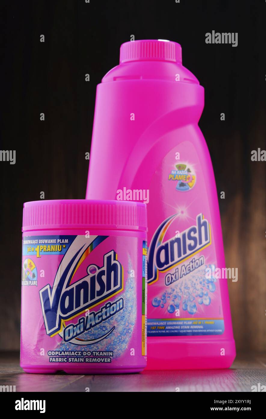 Vanish is a brand of stain removing products owned by Reckitt Benckiser ...