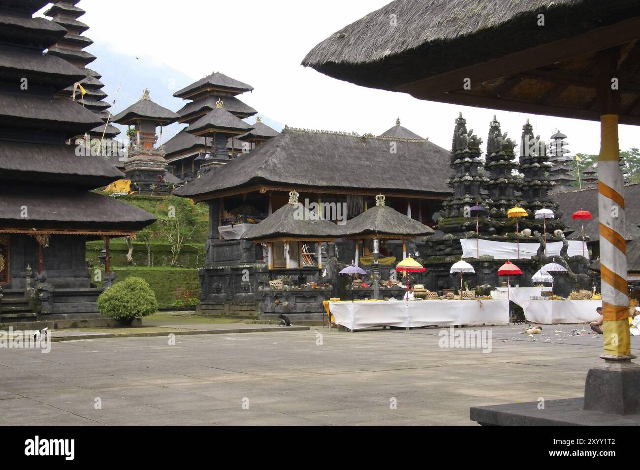 Basakih temple complex in Bali Stock Photo - Alamy