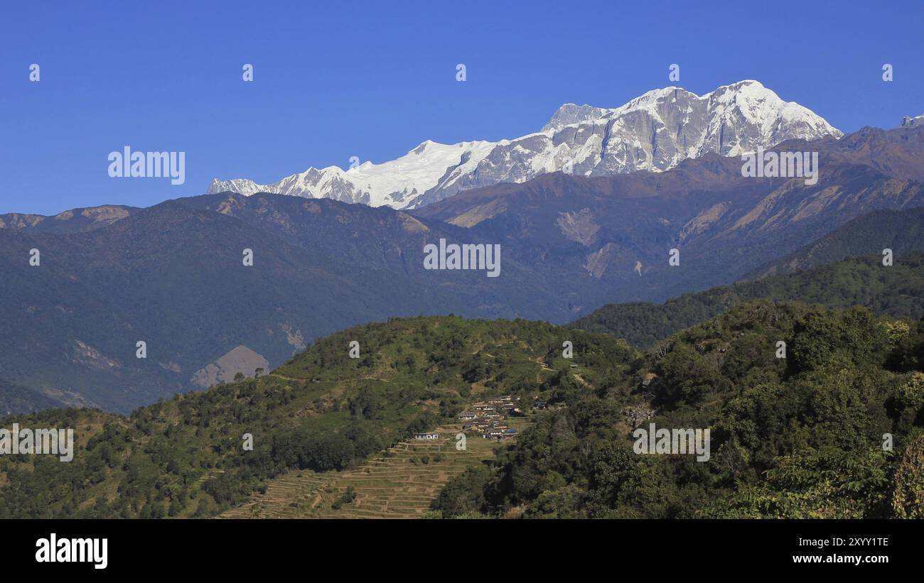 Mountain ranges village view seen hi-res stock photography and images ...
