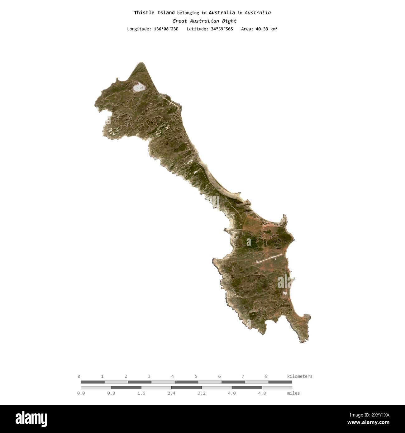 Thistle Island in the Great Australian Bight, belonging to Australia ...