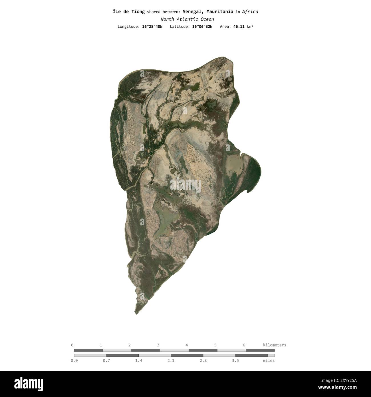 Senegal map solid border satellite hi-res stock photography and images ...