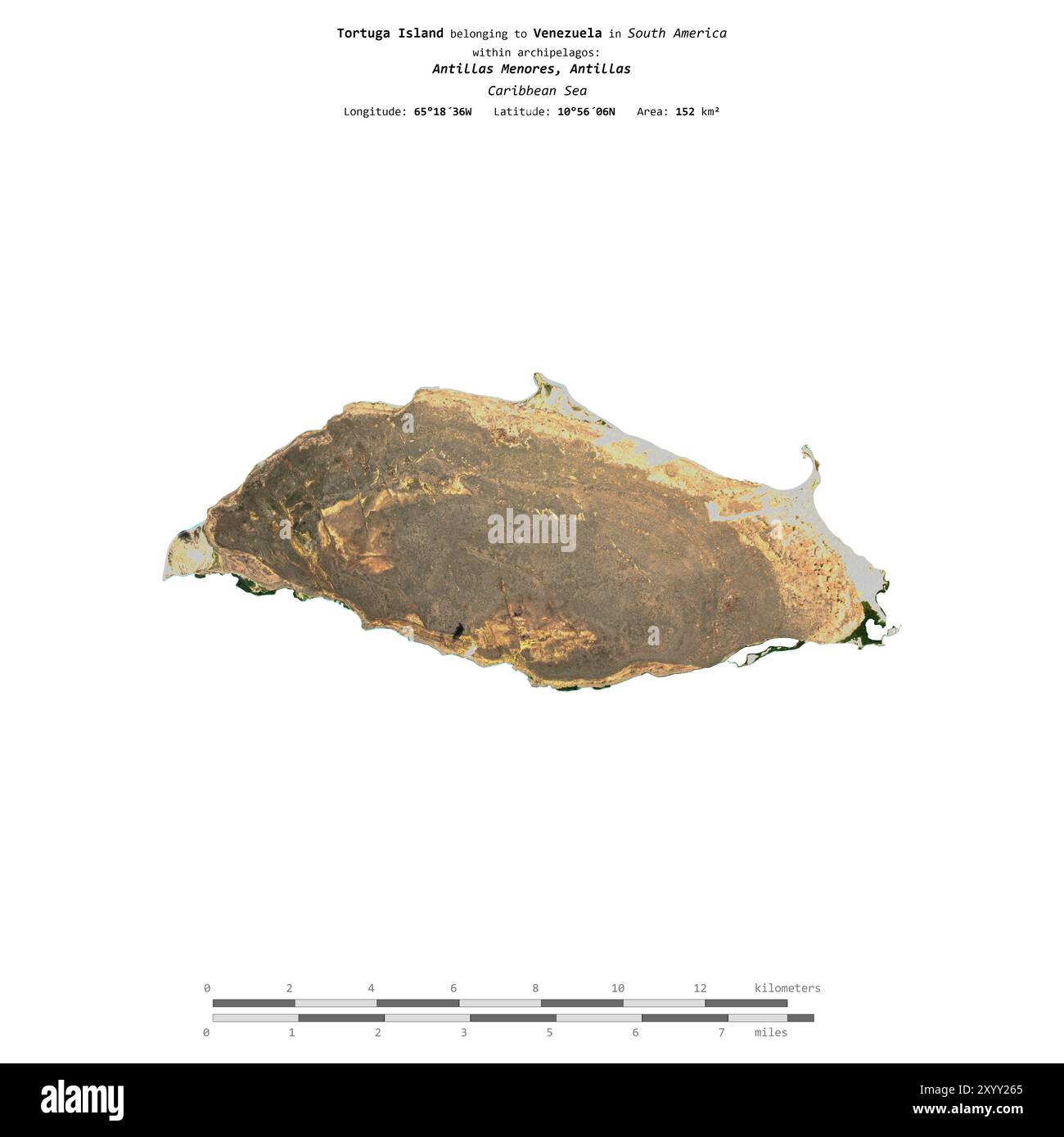 Tortuga island map Cut Out Stock Images & Pictures - Alamy