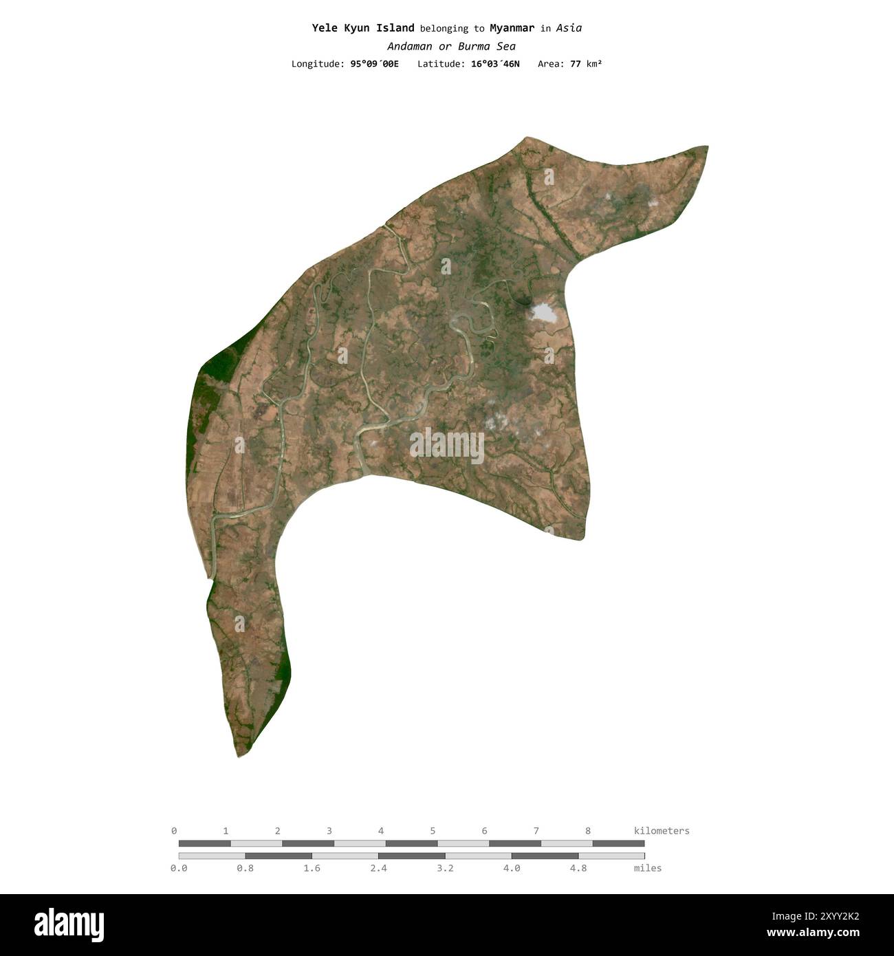 Satellite image of myanmar Cut Out Stock Images & Pictures - Alamy