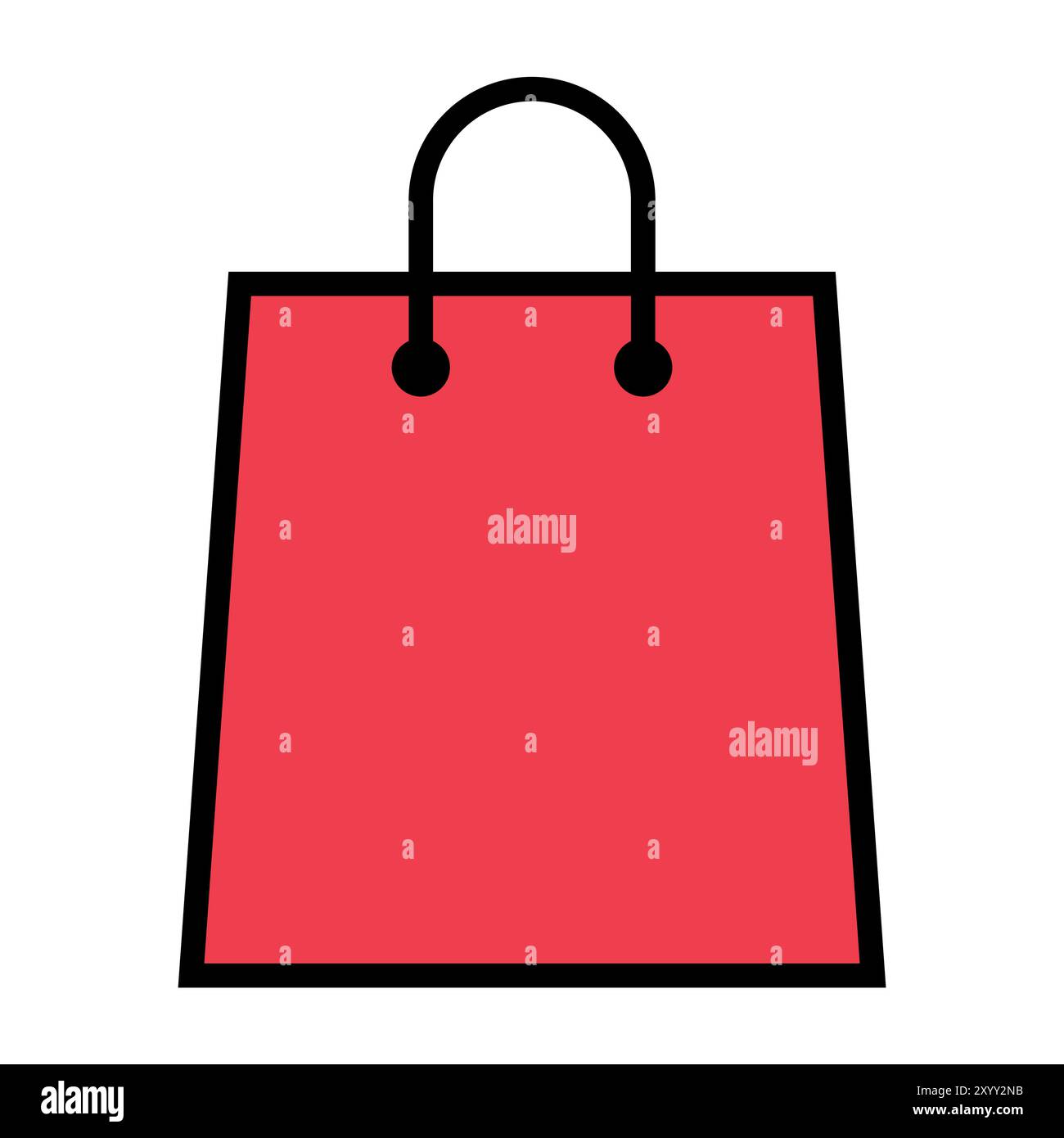 Shopping bag line icon, supermarket paper plastic package sign, eco ...