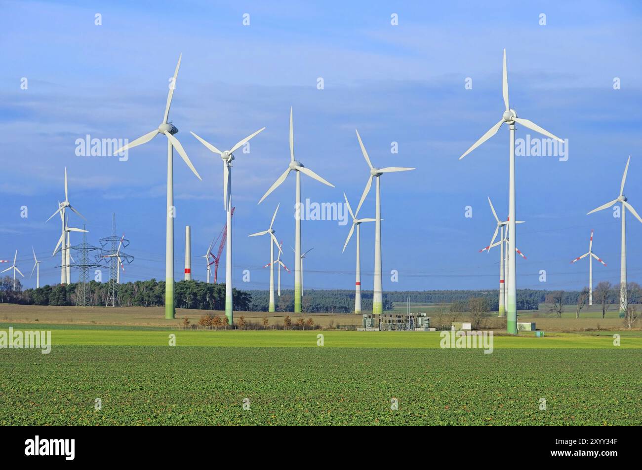 Wind turbine, wind power plant 32 Stock Photo - Alamy