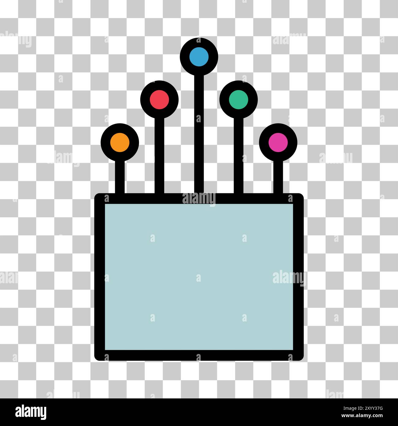 Optical cable icon, technology information wire web network, digital ...