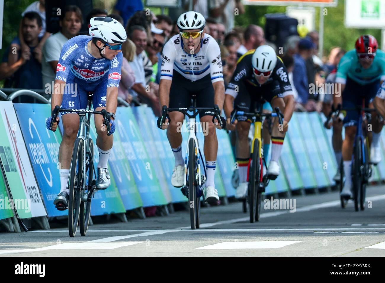 Aalter, Belgium. 31st Aug, 2024. Belgian Jasper Philipsen of Alpecin ...