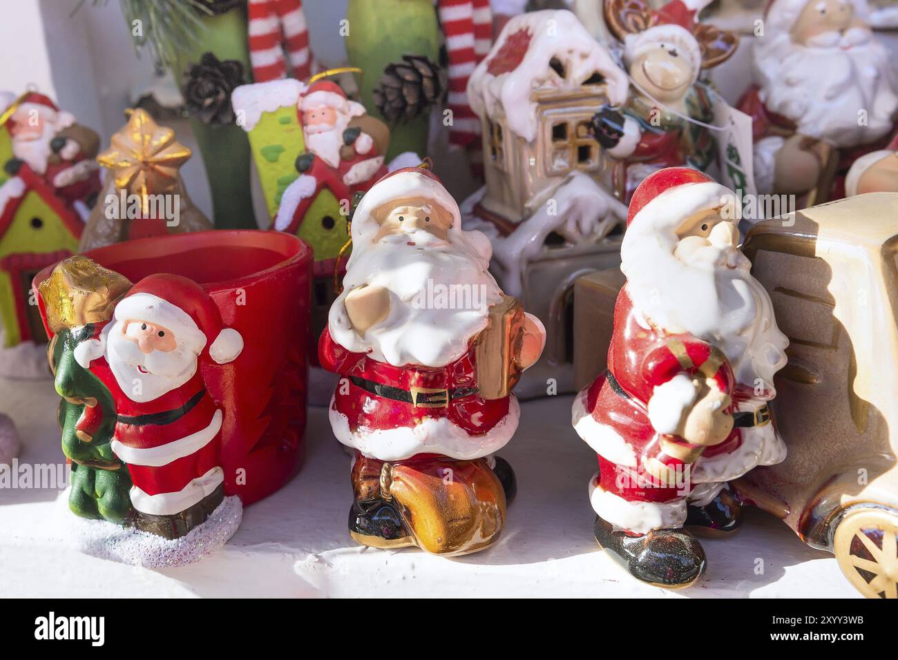 Santa claus figure stands hi-res stock photography and images - Alamy