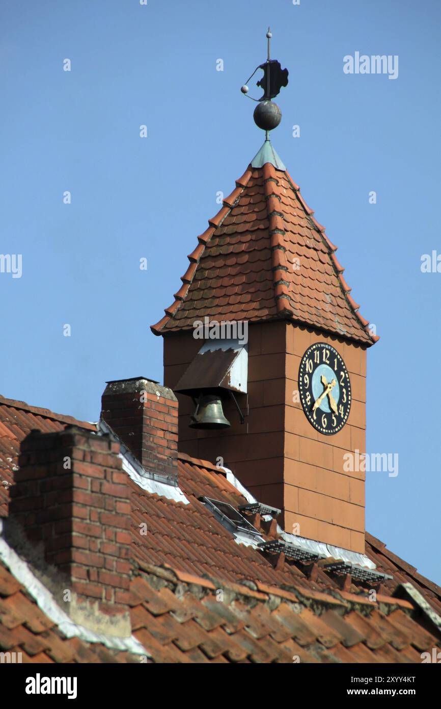 Old school in Reher Stock Photo - Alamy