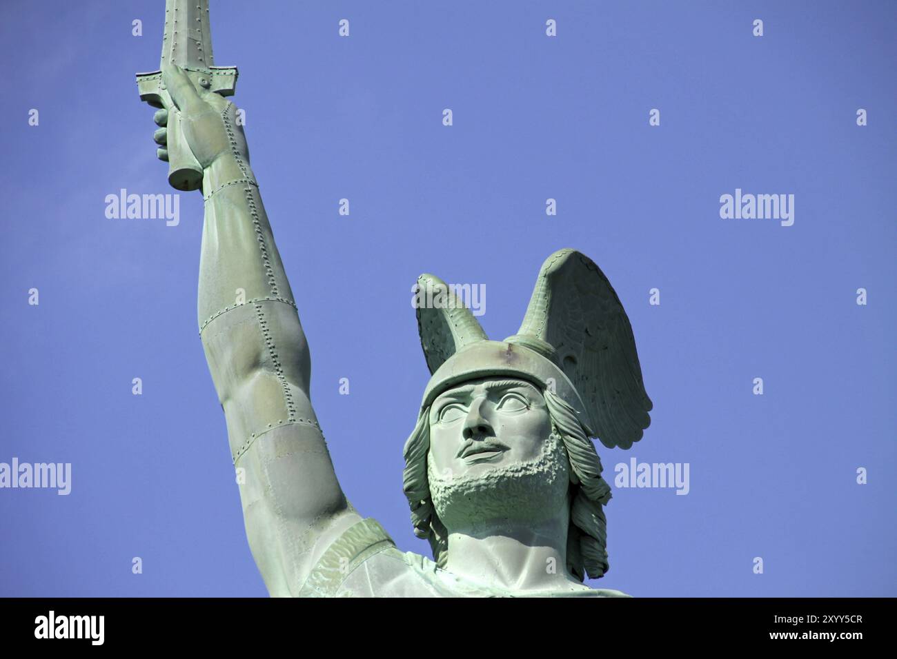 Closeup of the statue of hermann arminius hi-res stock photography and ...