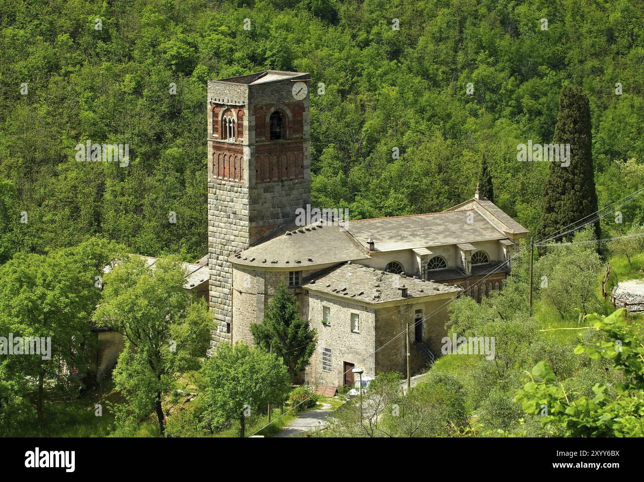 Borzone Abbazia di Sant Andrea 01 Stock Photo - Alamy