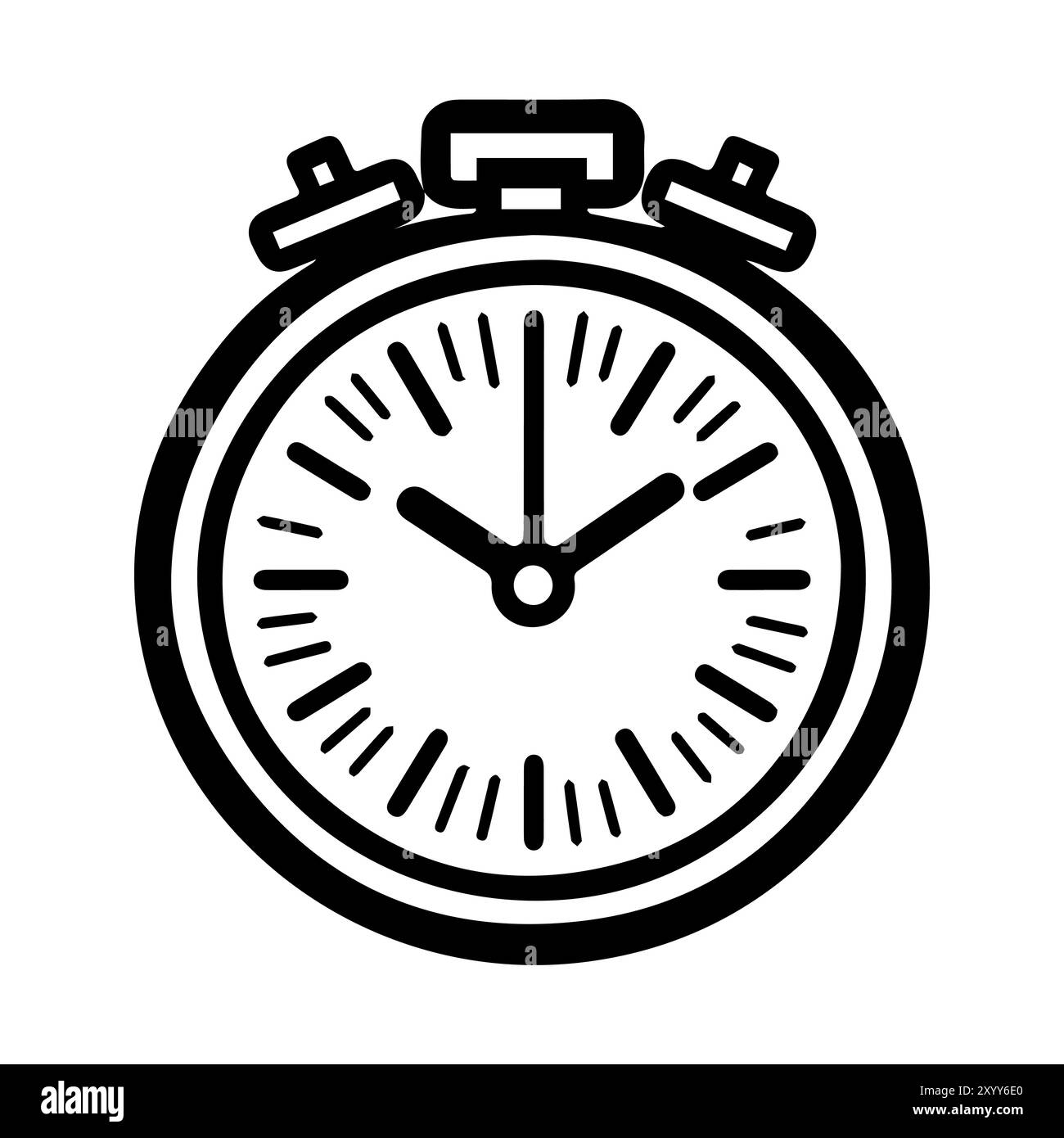 Stopwatch icon or modern line symbol. Vector line art and icon design ...