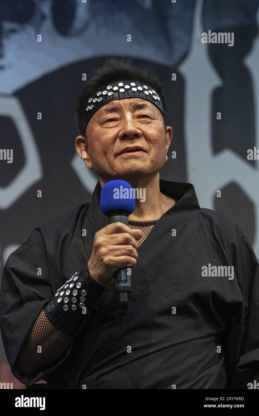 DORTMUND, GERMANY, November 3rd 2018: Sho Kosugi (*1948, Japanese actor, Revenge of the Ninja ...