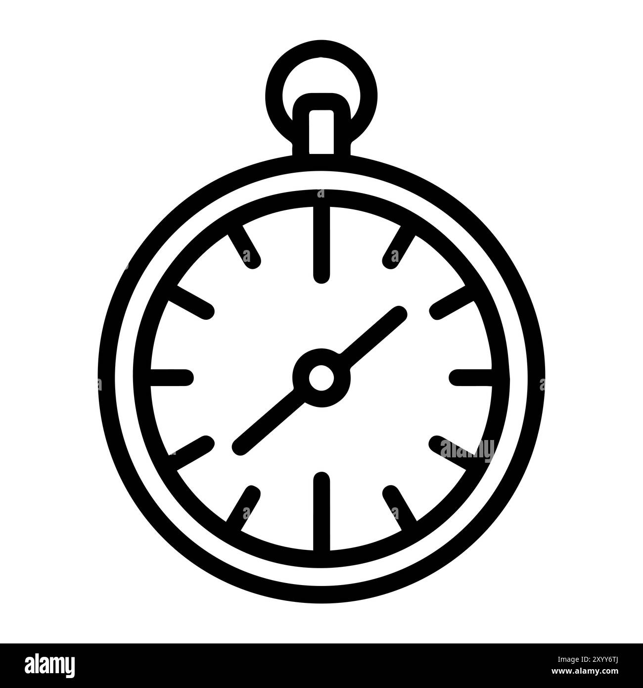Stopwatch icon or modern line symbol. Vector line art and icon design ...