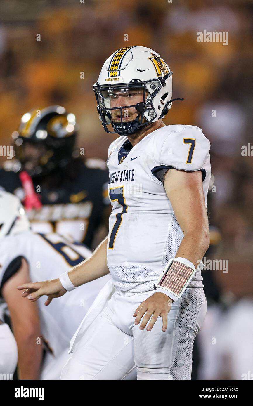 August 29, 2024: Murray State Racers quarterback Jayden Johannsen (7 ...