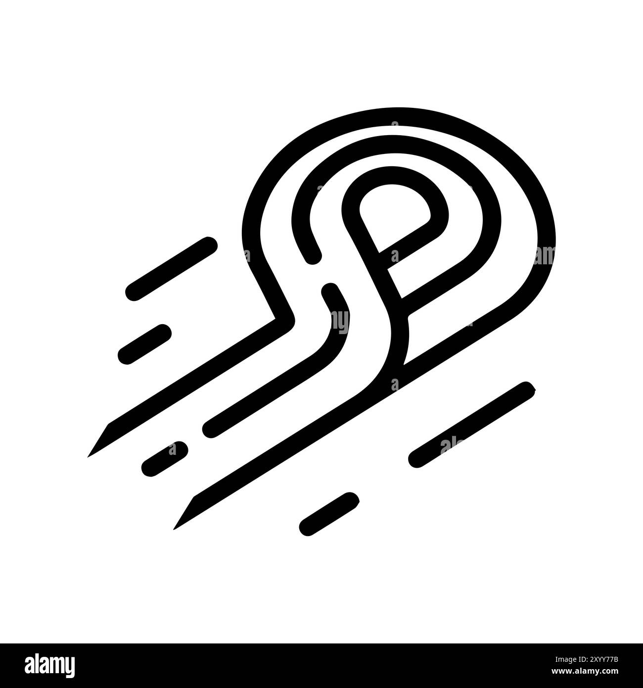 Race Track icon or modern line symbol. Vector line art and icon design ...