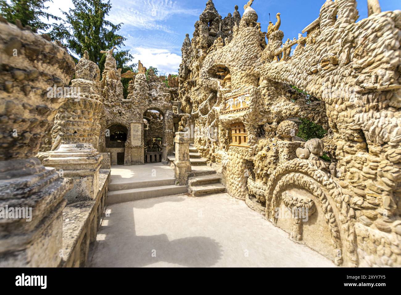 The ideal palace of the postman cheval hi-res stock photography and ...