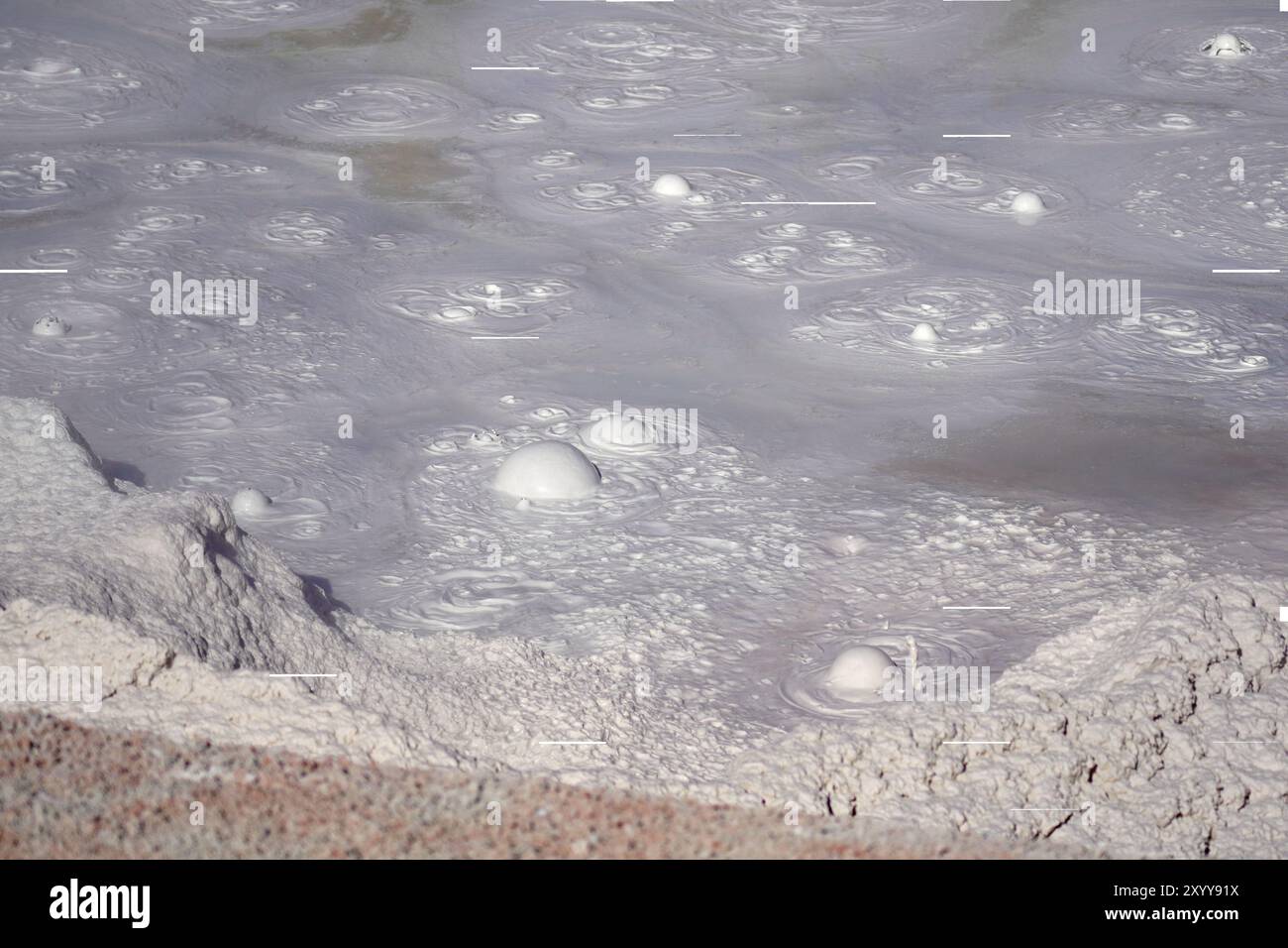 Bubbling vent yellowstone national park hi-res stock photography and ...