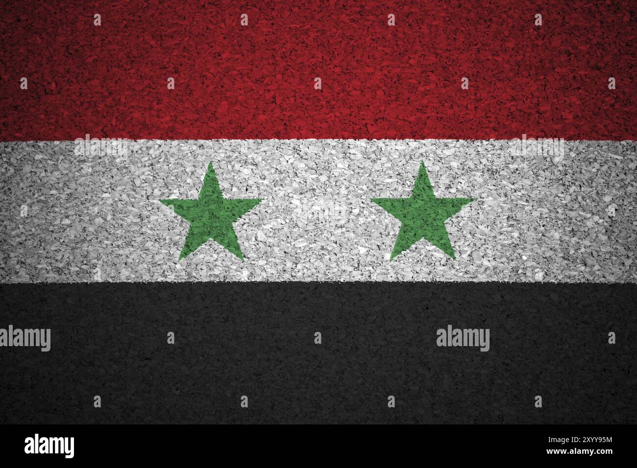 Syria painted flag hi-res stock photography and images - Alamy