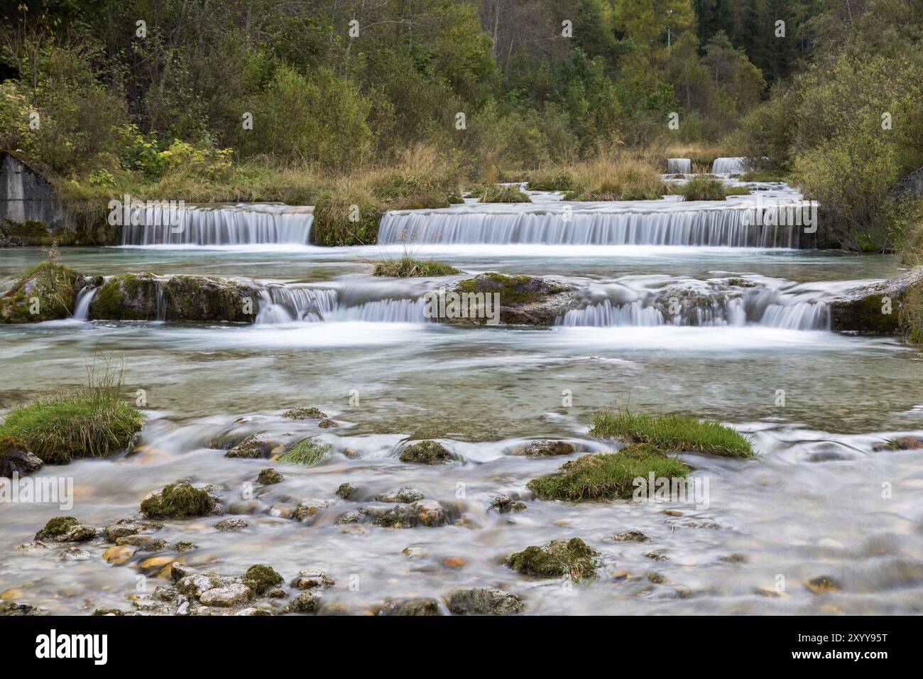 Waterfall in Val Fiscalina, Dolomites, South Tyrol Stock Photo - Alamy
