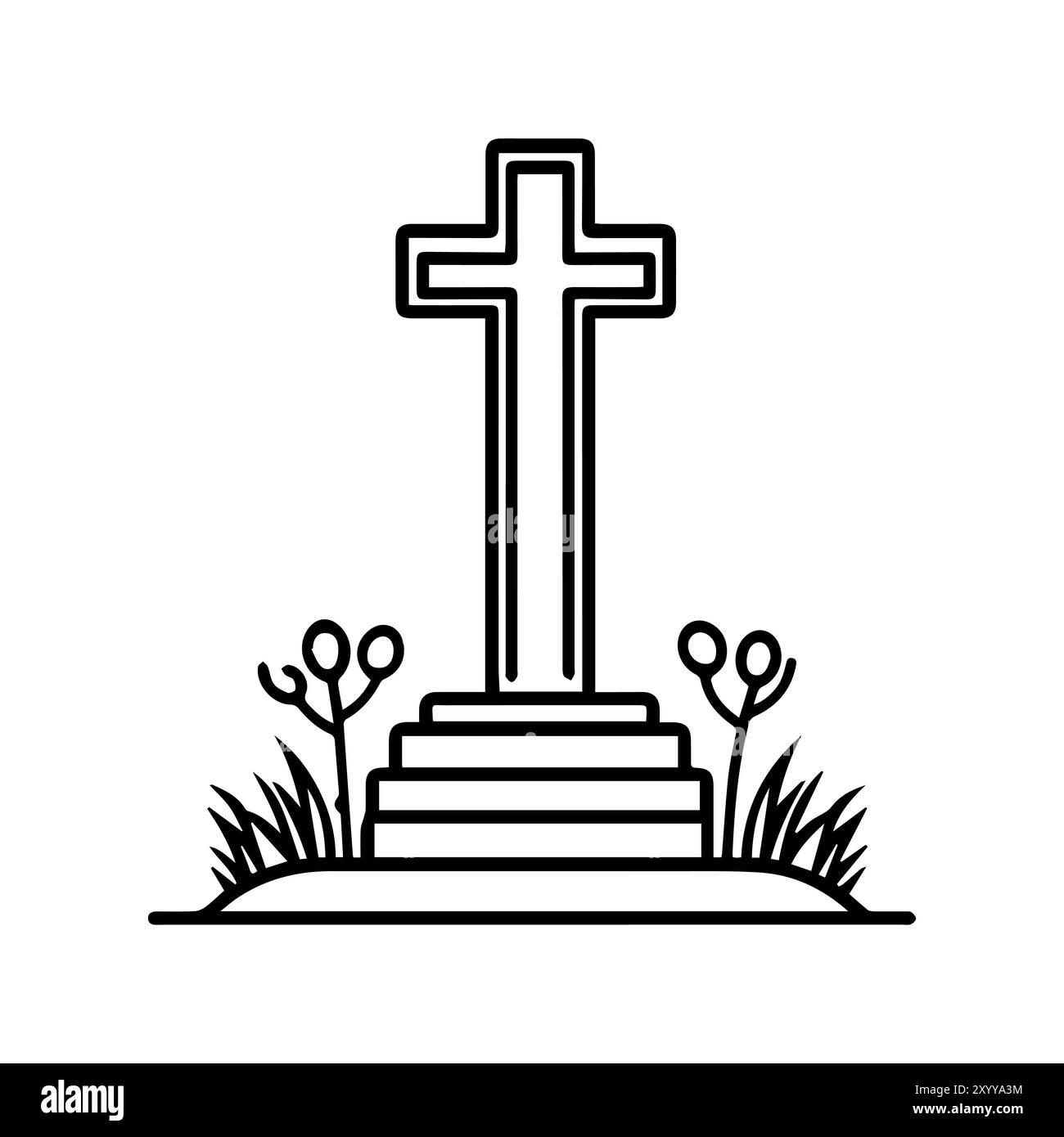 Blank tombstone Black and White Stock Photos & Images - Alamy