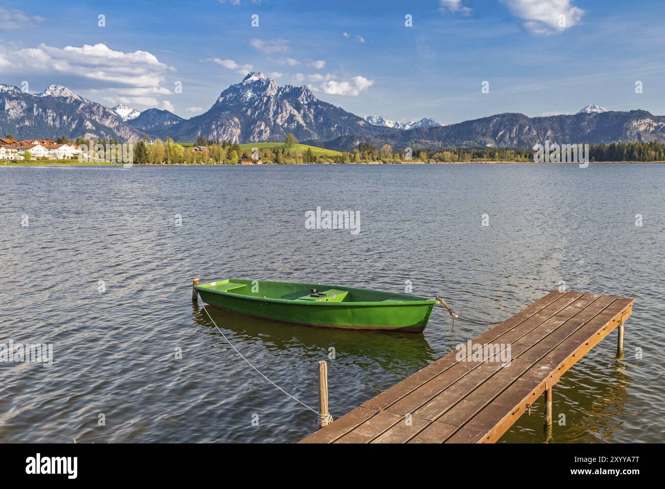 Boardwalk lake hopfensee in bavaria hi-res stock photography and images ...