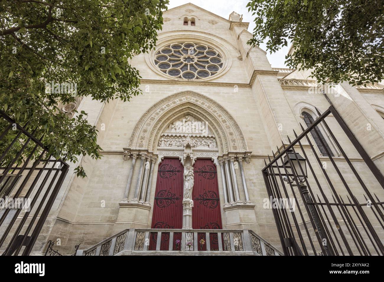 Church in Montpellier, South of France Stock Photo - Alamy