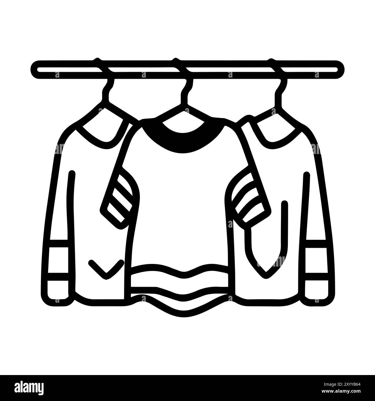 clothes icon or modern line symbol. Vector line art and icon design ...
