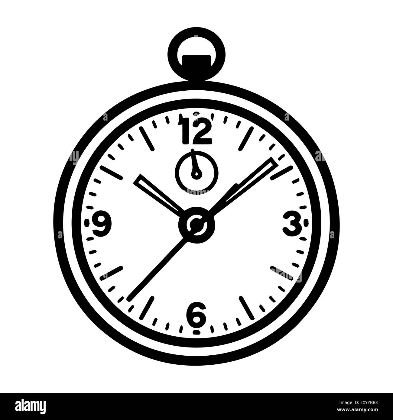 Stopwatch icon or modern line symbol. Vector line art and icon design ...