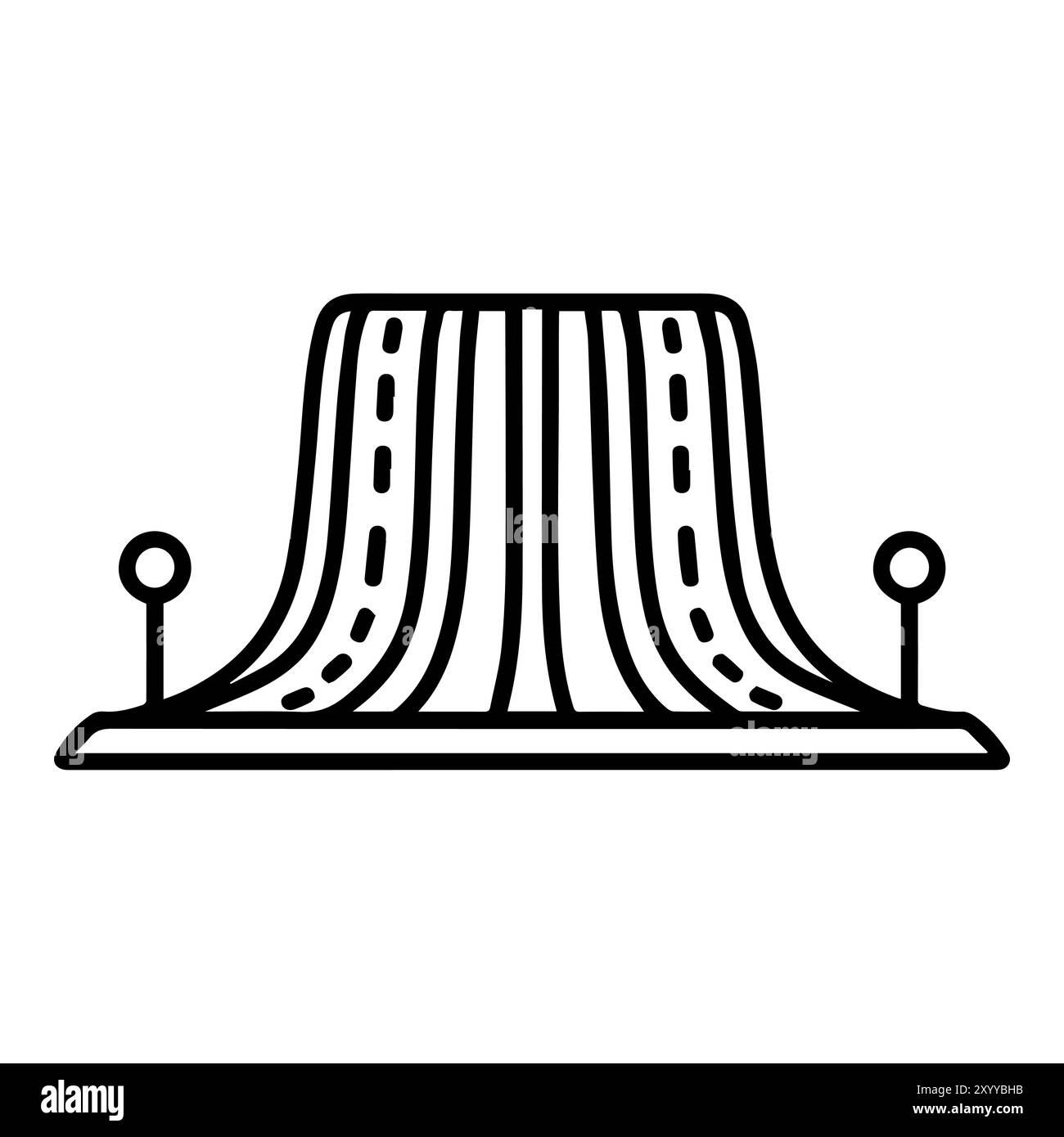 Race Track icon or modern line symbol. Vector line art and icon design ...