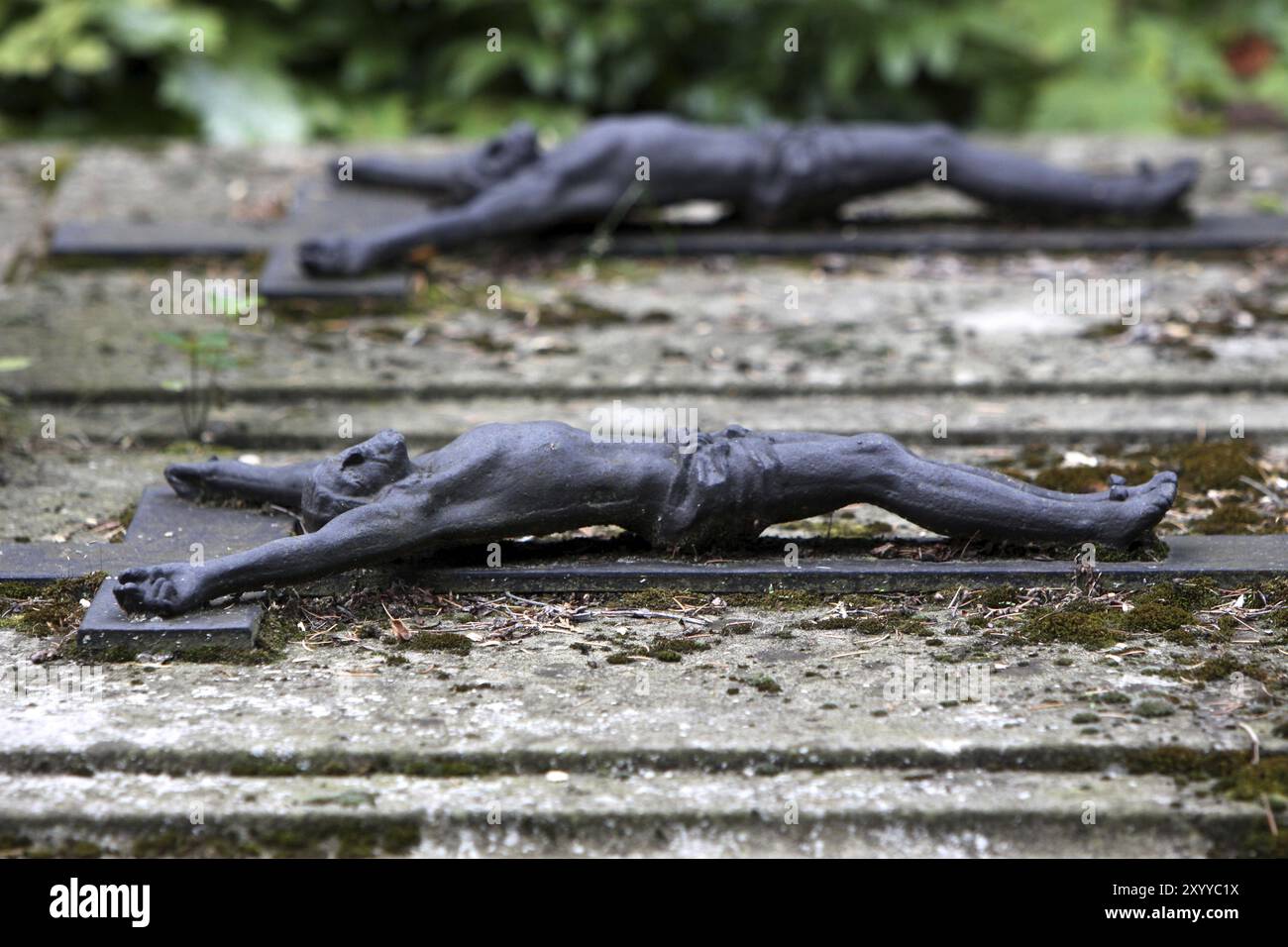 Gravestone with crucified Stock Photo - Alamy