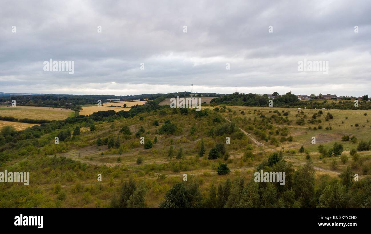 Farm track aerial hi-res stock photography and images - Alamy