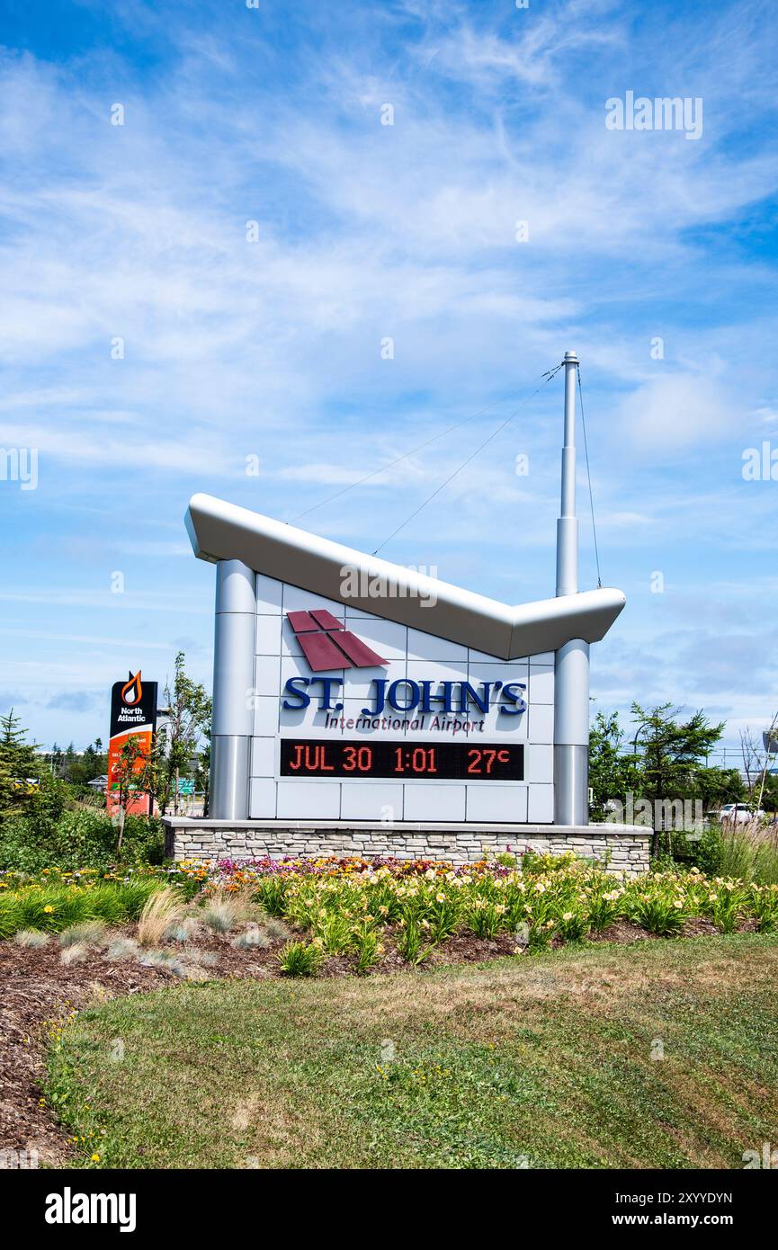 Welcome to St. John’s International Airport sign in St. John's ...