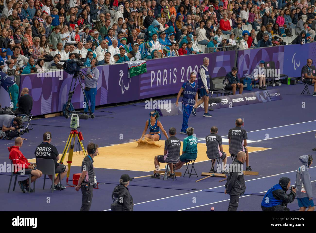 Paris, France - 08 30 2024: Olympic Games Paris 2024. View of women's ...