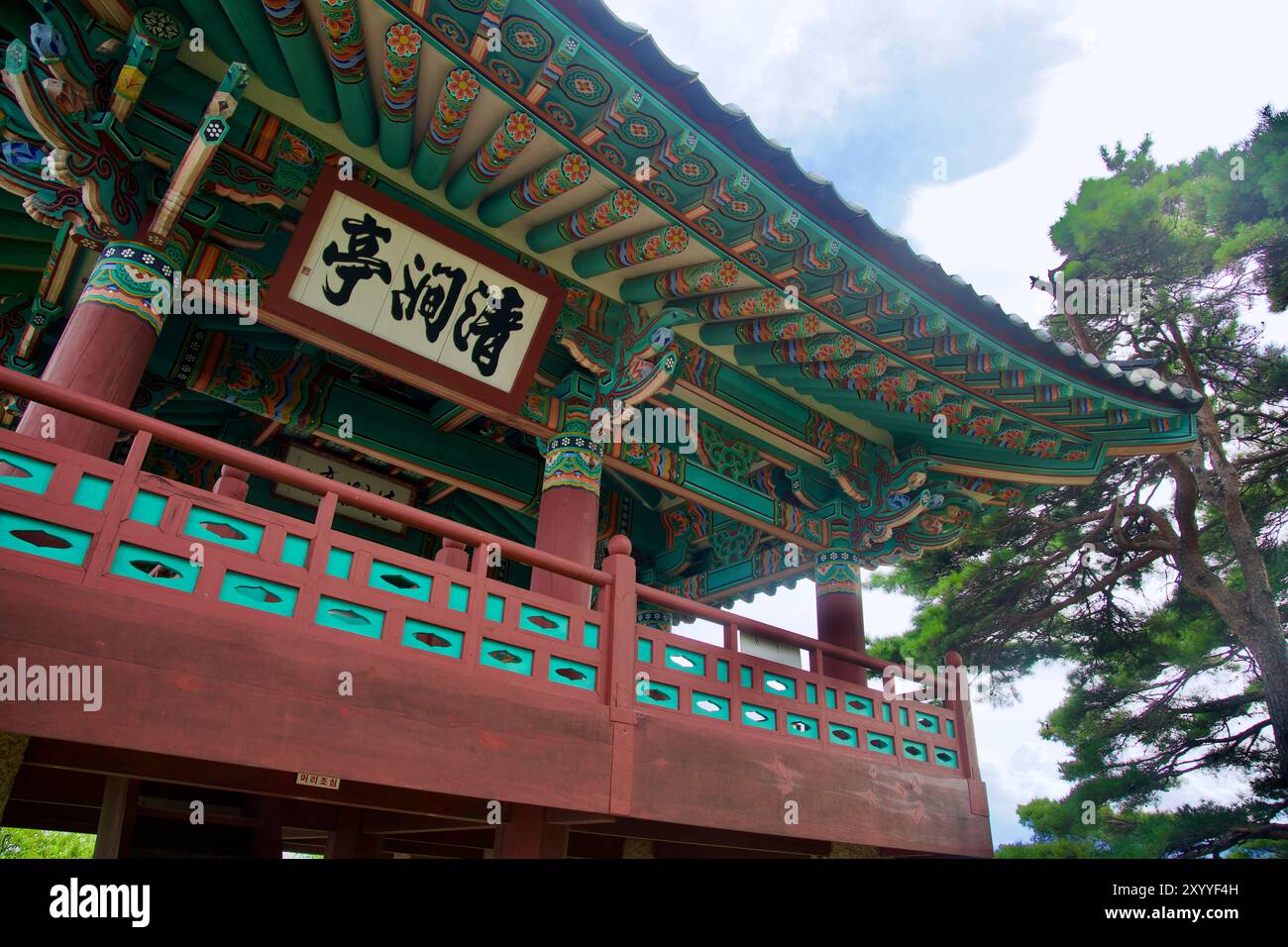 Goseong County, South Korea - July 28th, 2024: A close-up view of the ...