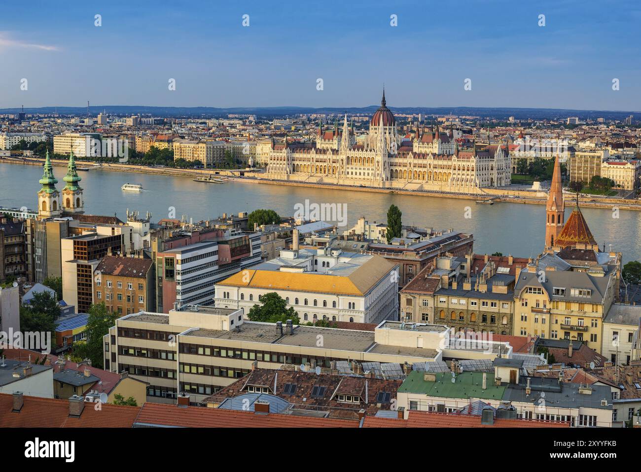 Budapest city skyline, Budapest, Hungary, Europe Stock Photo - Alamy