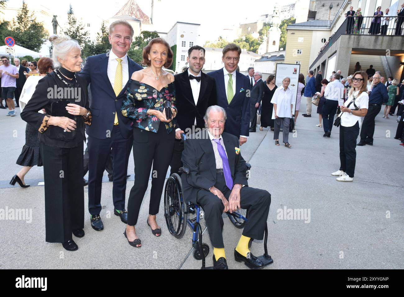 Toni Meggle, Gattin Marina Ponater-Meggle, Bruno Meiser, Felix Raslag ...