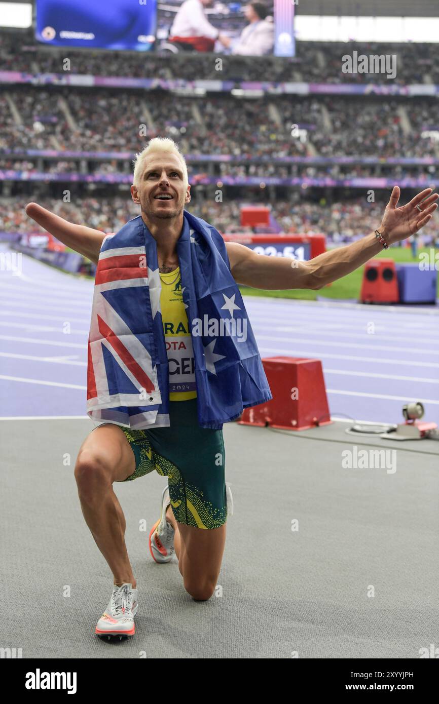 Paris, France. 31st Aug 2024. Michael Roeger of Team Australia competes ...
