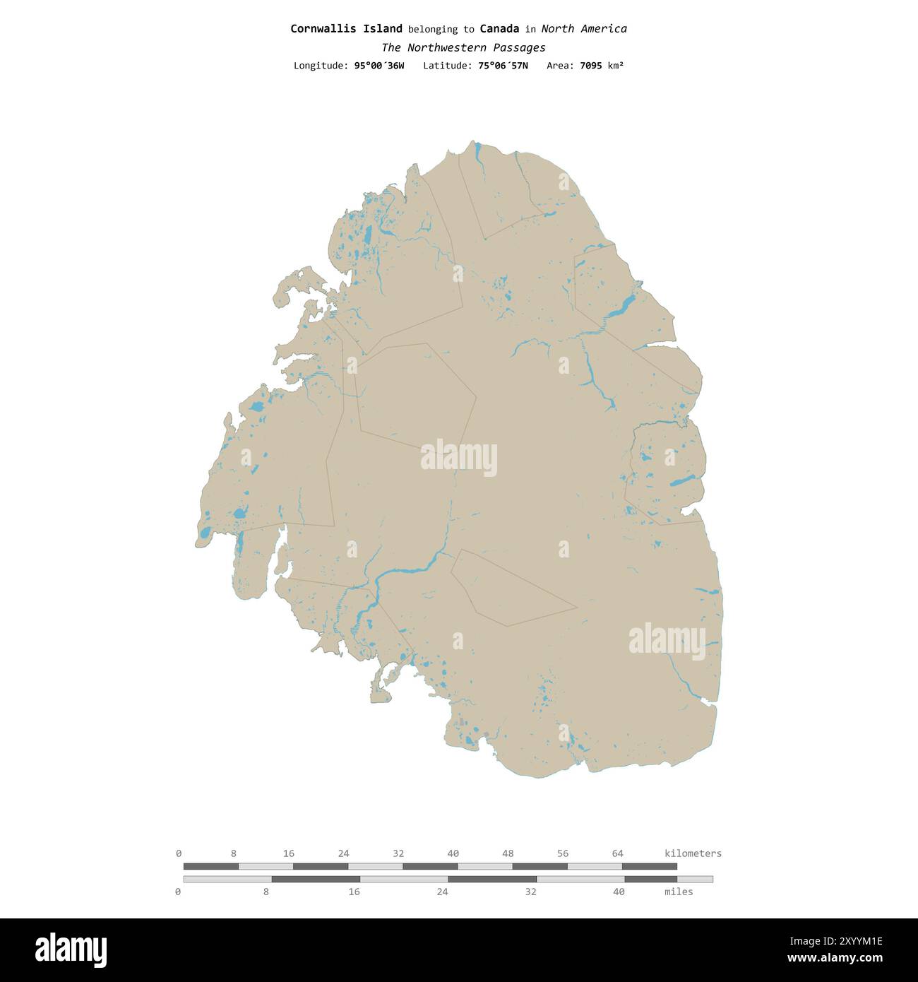 Cornwallis Island in the The Northwestern Passages, belonging to Canada ...