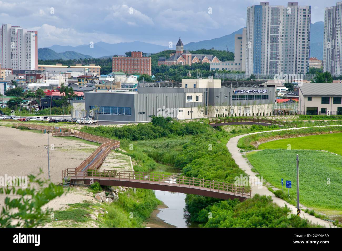 Goseong County, South Korea - July 28th, 2024: A view near Cheonjin ...