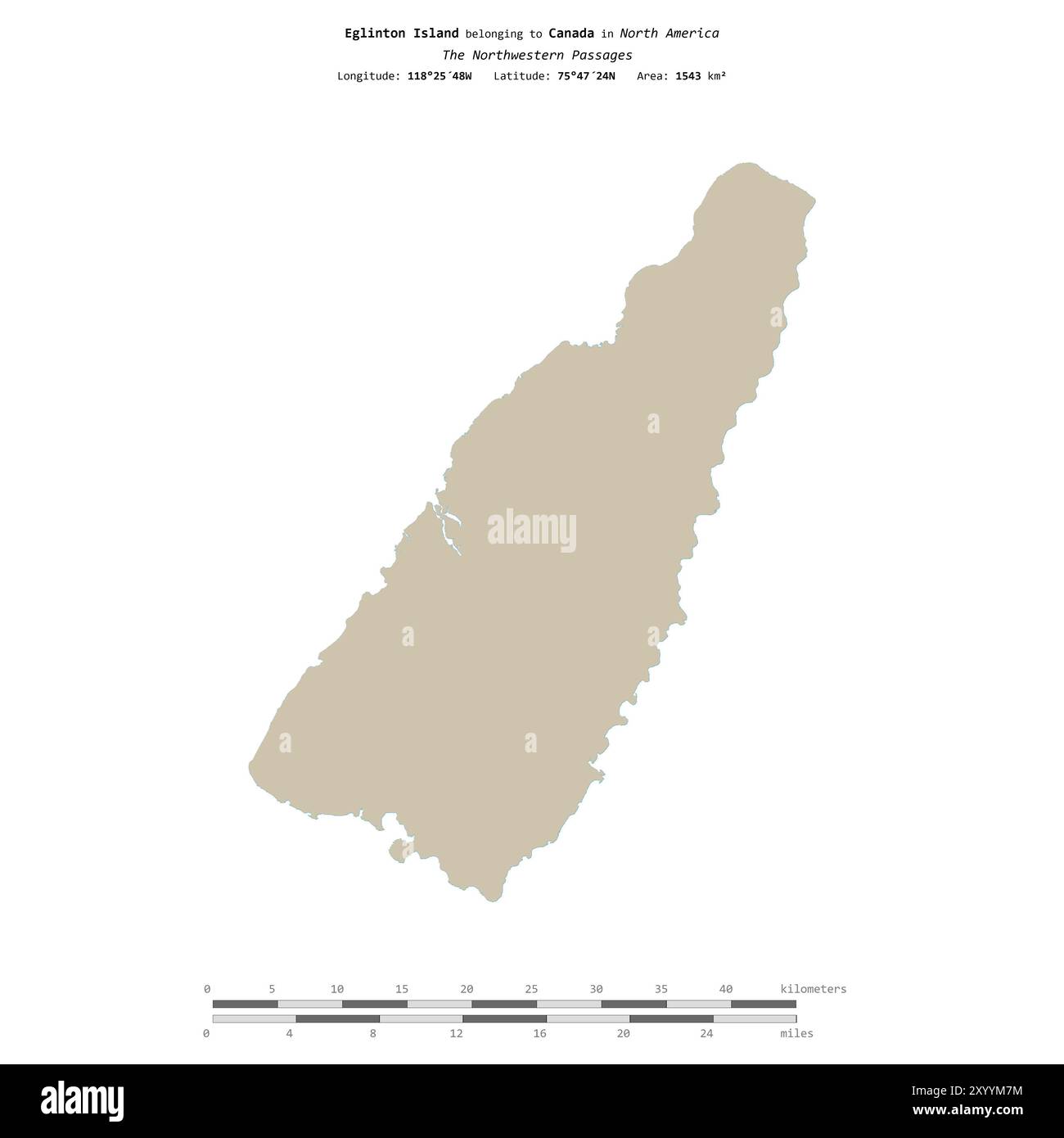 Eglinton Island in the The Northwestern Passages, belonging to Canada ...