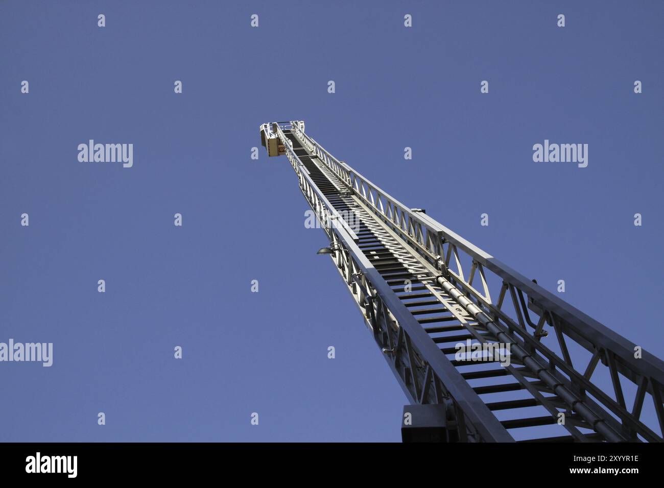 Fire service ladder Stock Photo - Alamy