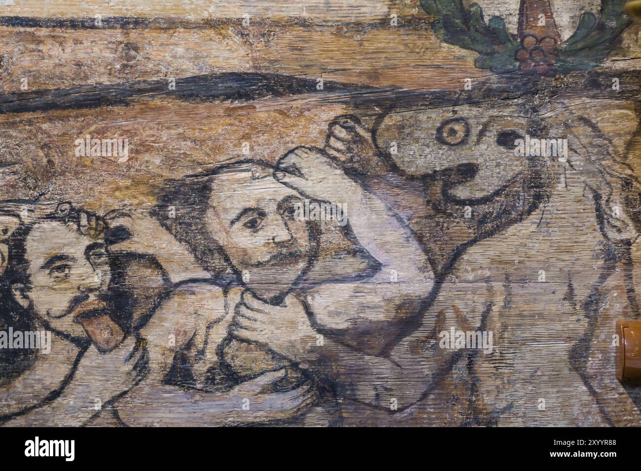 Wall paintings, historical of the sixteenth and seventeenth centuries ...