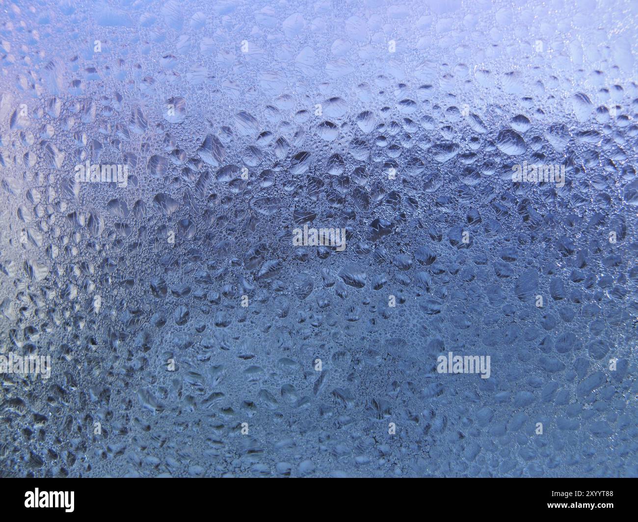Water drops and frost on window glass Stock Photo - Alamy