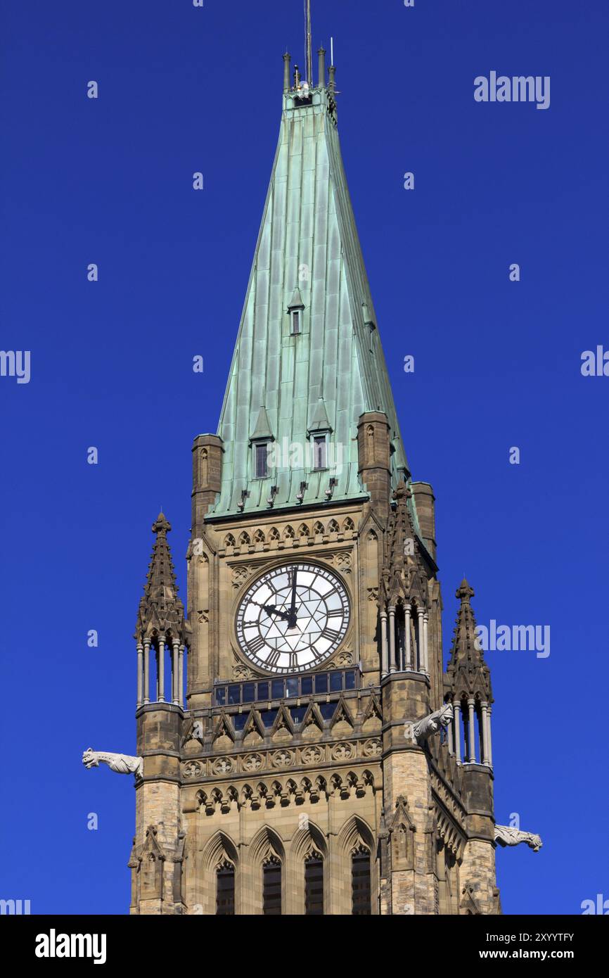 Peace Tower in Ottawa Stock Photo - Alamy