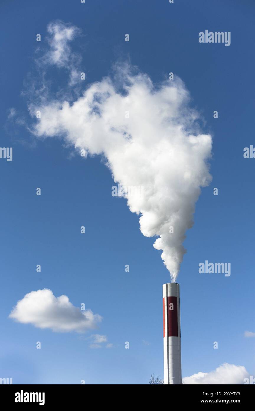 White smoke from pipe in hi-res stock photography and images - Alamy