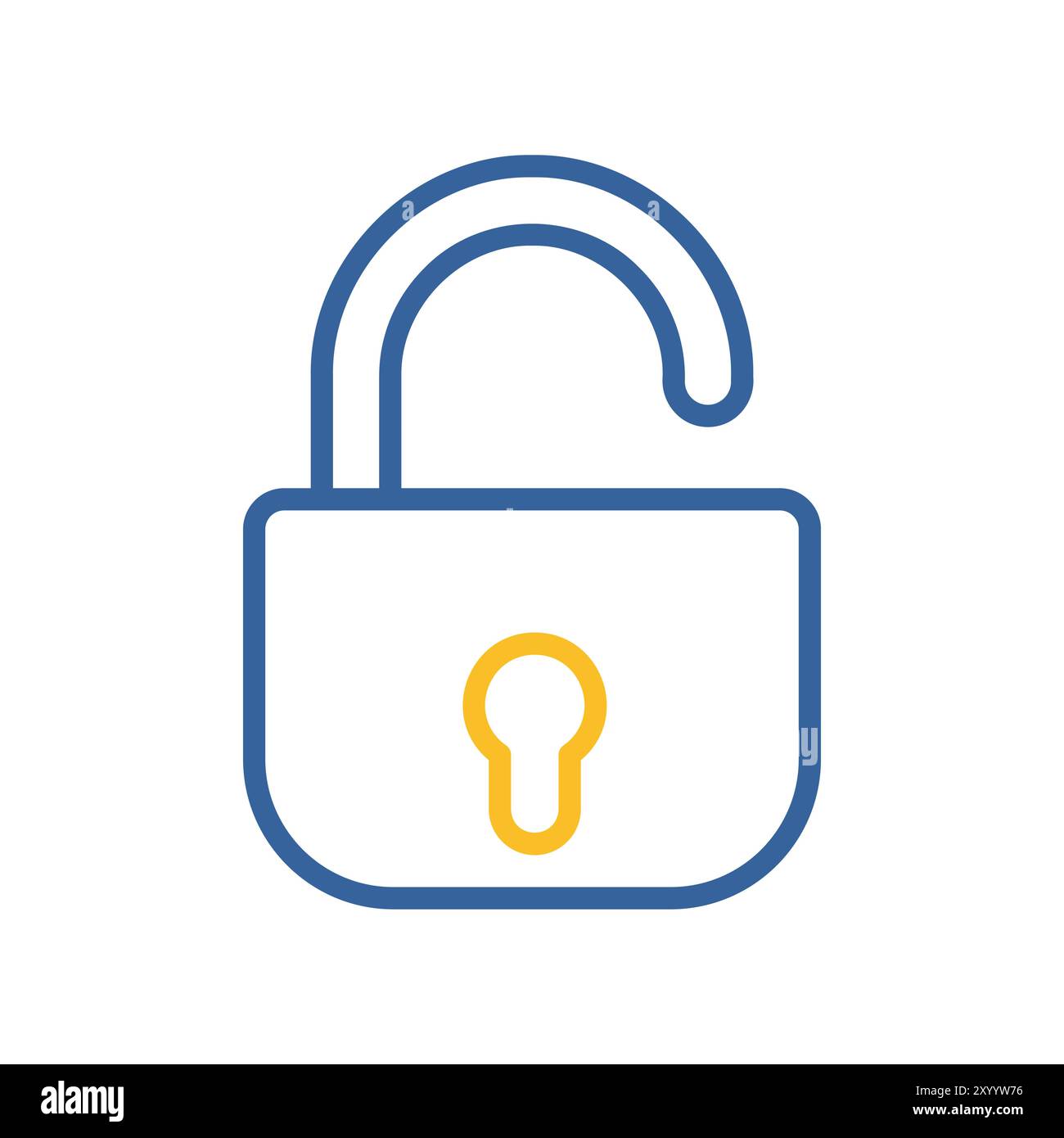 Unlock vector icon. Security, safety, encryption, privacy concept ...